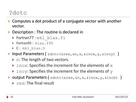 Ppt Introduction To Parallel Computing Intel Math Kernel Library Powerpoint Presentation Id