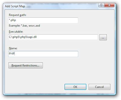 WeB LoG S JuUiER Install IIS And Config PHP On Vista SP