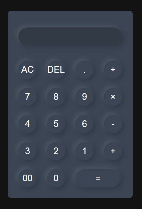 built a calculator using html and css programming languages… jude sabih