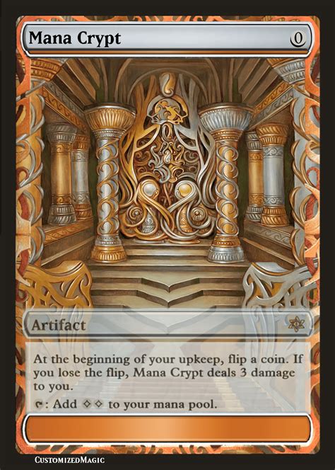 Mana Crypt Magic The Gathering Proxy Cards