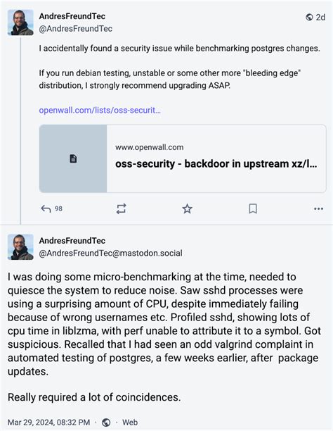 Cve 2024 3094 The Xz Utils Backdoor A Critical Ssh Vulnerability In Linux Pentest