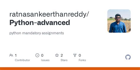 GitHub Ratnasankeerthanreddy Python Advanced Python Mandatory Assignments