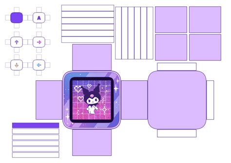 Eng 산리오 미니 컴퓨터 피젯토이 만들기 🎁무료 도안공유🎁 종이구관 그리는법 쉬운 만들기 페이퍼 크래프트 미니어쳐 종이인형 옷입히기 네이버 블로그