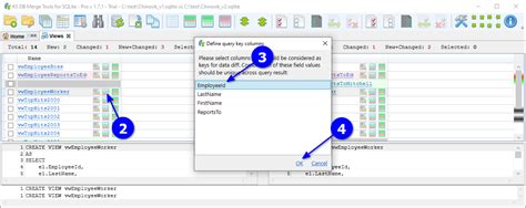Compare View Results Ks Db Merge Tools For Sqlite