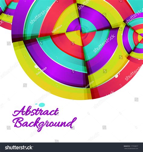 Abstract Colorful Rainbow Curve Background Design Stock Vector Royalty Free 177703877