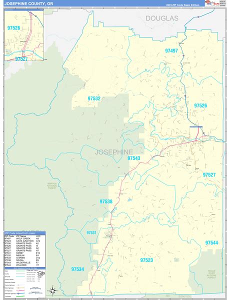 Maps Of Josephine County Oregon