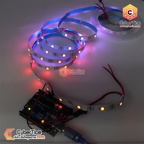 สอนใช้งาน arduino ไฟเส้น led ws2812 5v rgb ขาย arduino อุปกรณ์ arduino คุณภาพดี ราคาถูก ส่งไว