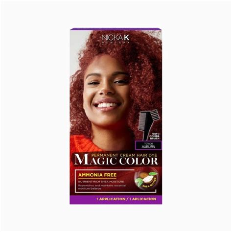 Nicka K Magic Color For Women Permanent Cream Hair Dye Tcw08 Auburn Beauty Depot Online