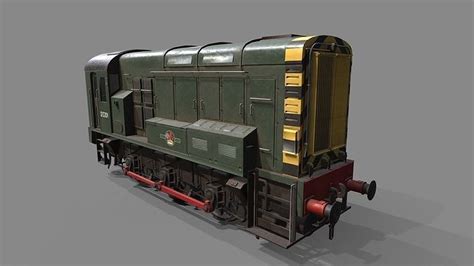3d Model Class 08 Diesel Vr Ar Low Poly Cgtrader