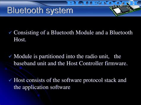 PPT Bluetooth Technology PowerPoint Presentation Free Download ID