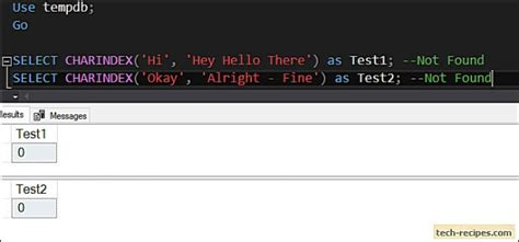 How To Use Charindex Function In Sql Server