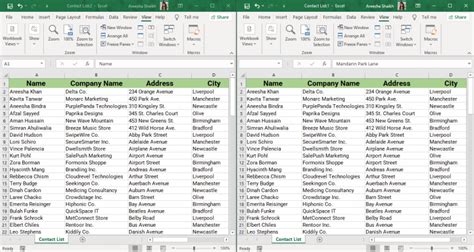 How To Freeze Panes Split A Sheet And Hide Windows In Excel Quickexcel