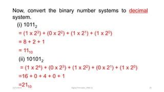Digital Principles Number Systems PPT