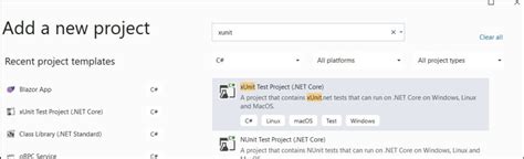 Devops Blazor Webassembly Solution Part 1 Add Unit Test Projects And