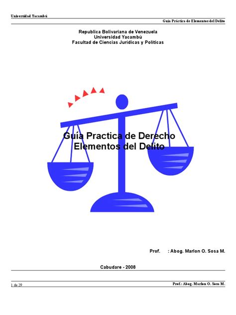 Elementos Del Delito