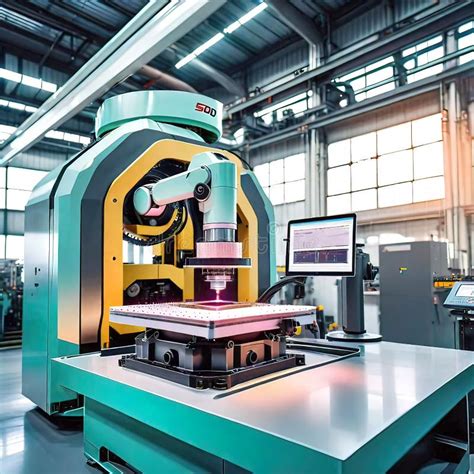 Advanced High Precision Robotic Arms On A Fully Automated Assembly Line At A State Of The Art