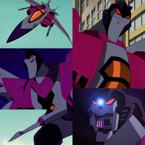 Transformers Animated Starscream By Dckakarott On Deviantart