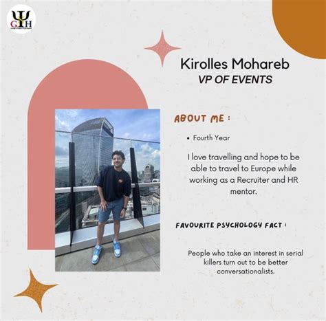 kirolles mohareb on linkedin team psychology events university society