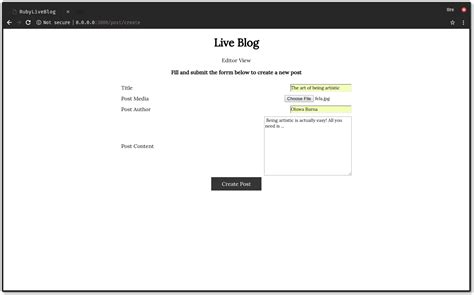 Create A Live Blog App Using Ruby On Rails Pusher Tutorials