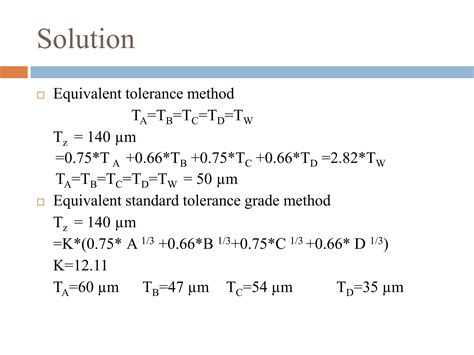 Tolerance Stack Up Analysis Pptx