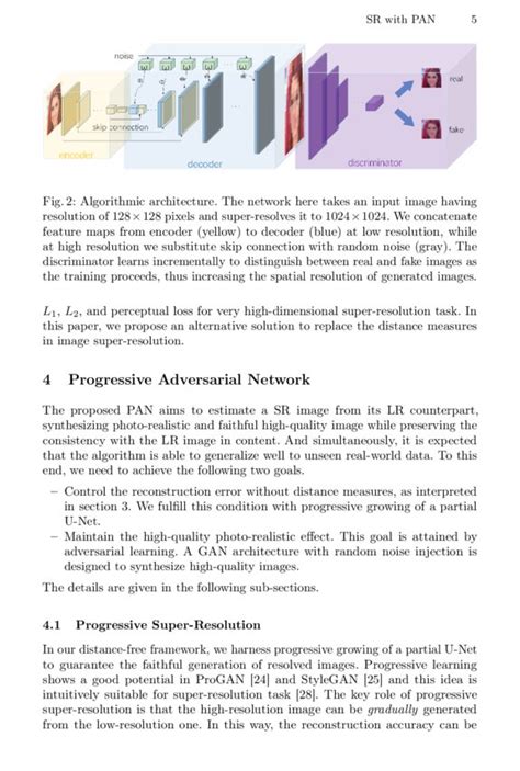 Perceptual Image Super Resolution With Progressive Adversarial Network