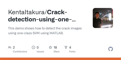 Github Kentaitakuracrack Detection Using One Class Svm This Demo