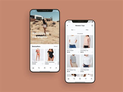 Fashion Shopping Mobile App Ui Design By Interface Market Homepage