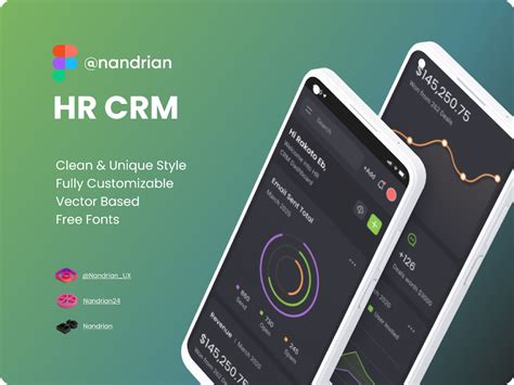 Crm Dark Ui Kit Figma