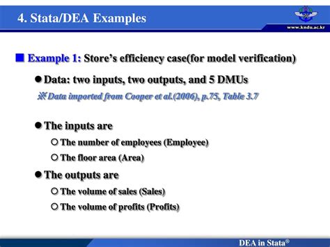Ppt Data Envelopment Analysis In Stata Powerpoint Presentation Free Download Id152587