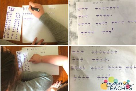 how to make a secret coded message and 3 codes
