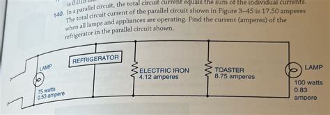 Solved In A Parallel Circuit The Total Circuit Current
