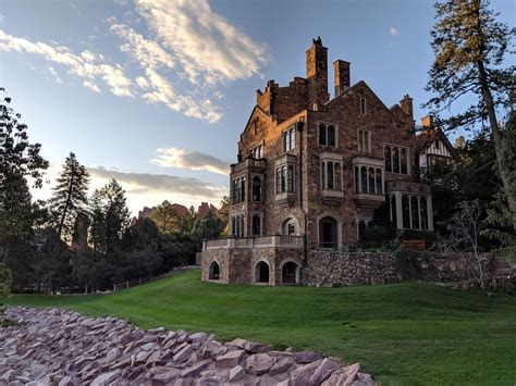 Glen Eyrie Just Outside Of Colorado Springs Co Tudor Style Castle