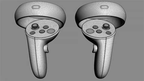 Oculus Quest 2 Controller 3d Model Turbosquid 1651123