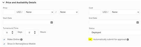 Bmc Helix Remedyforce How To Automatically Submit A Service Request For Approval Includes