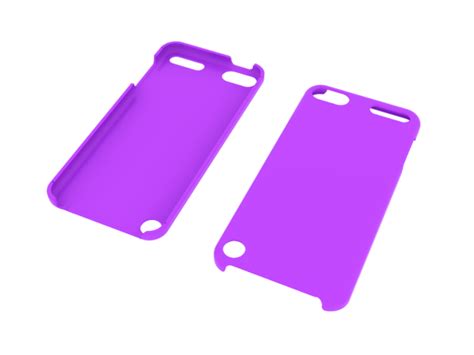 3d Printed Ipod Touch 5 And 6 Slim Case Blank By 3dmx Pinshape