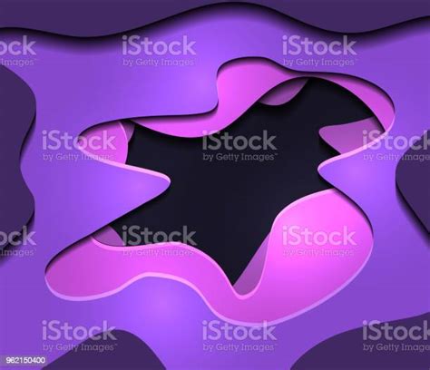 3d 요소와 네온 추상 그림 종이 컷 0명에 대한 스톡 벡터 아트 및 기타 이미지 0명 3차원 형태 가리기 Istock