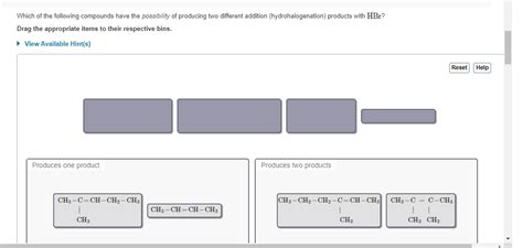 Solved Which Of The Following Compounds Have The Possibility