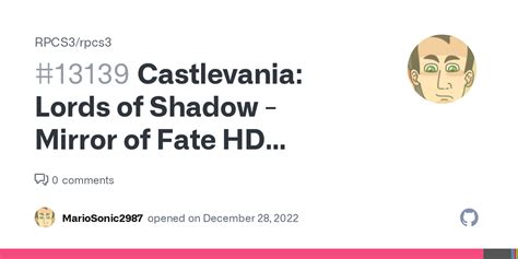 Castlevania Lords Of Shadow Mirror Of Fate Hd Broken Text · Issue