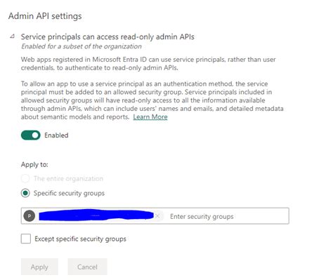 Powerbi Admin Api Access From Service Principal Tech Wizard