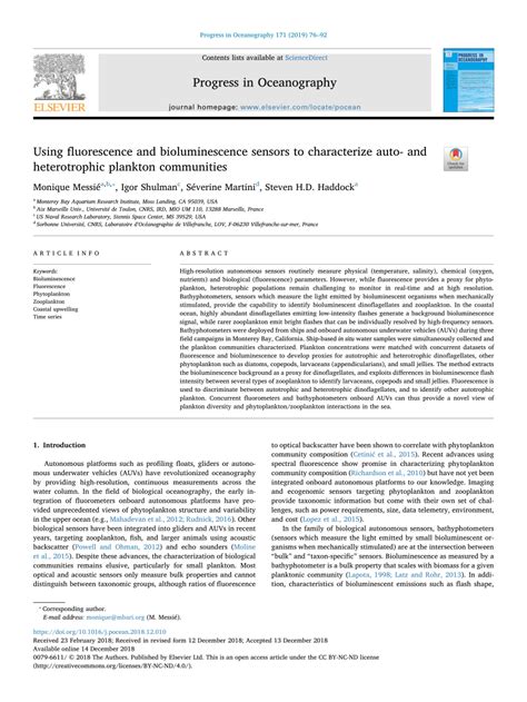 Pdf Using Fluorescence And Bioluminescence Sensors To Characterize Auto And Heterotrophic