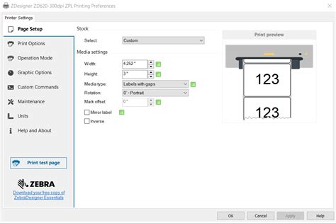 Printers Driver Configuration