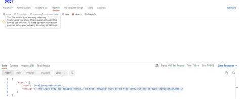 Invalidrequestcontent 🙋 Help Postman Community