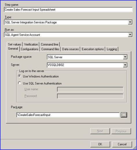 scheduling ssis packages with sql server agent