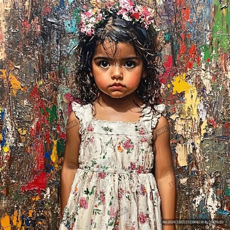 Ai创作图丙烯肖像画 小女孩壁画 儿童厚涂油画肌理 小女孩墙纸 油画小孩 小女孩装饰画 丙烯画人物 小朋友油画 油漆肖像画 油画质地手绘人物 布面油画肖像 画布肖像画 系列小女孩 阿富汗小女孩