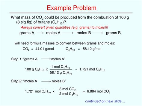 Ppt Reaction Stoichiometry Mole Method Calculations Powerpoint