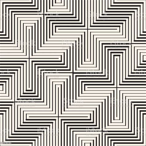 벡터 원활한 크로스 타일링 패턴입니다 현대적인 세련 된 기하학적 격자 텍스처입니다 반복 모자이크 모양 추상적인 배경 0명에 대한