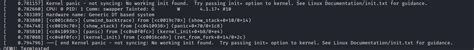 Emulation Failing With Kernel Panic Not Syncing No Working Init