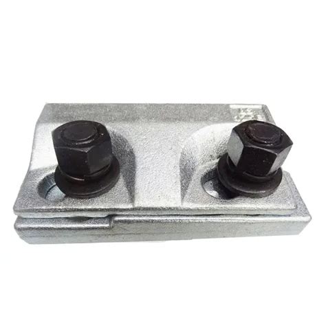 Train Steel Rail Clamp Railroad Sleeper Rail Clip Plate For Railway Fastening Fasteners Nabla