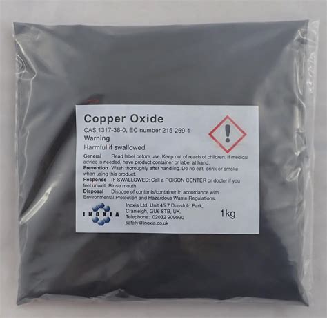 Buy Copper II Oxide At Inoxia Ltd