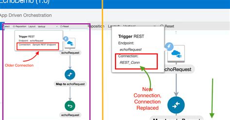replace existing connection with new connection in oic integration